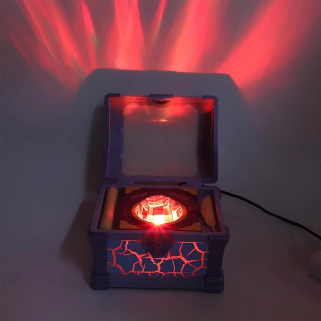 FLOWING LIGHT PROJECTION Night Light White Noise Remote Control Night ...