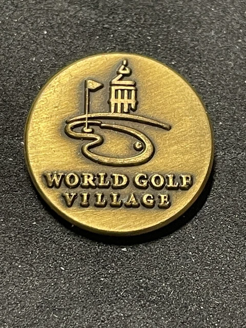 RARE WORLD GOLF Hall Of Fame 3/4" Brass Stem Golf Marker - St ...