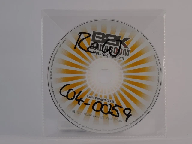 B2K FT FABOLOUS BADABOOM (1) (Y1) 1 Track Promo CD Single Plastic Sle EUR 5,27 - PicClick IT