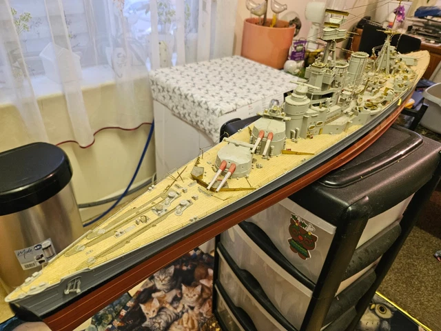 1/200 HMS HOOD Battle Cruiser (Trumpeter 03710) Approx 51,5" Long £151. ...