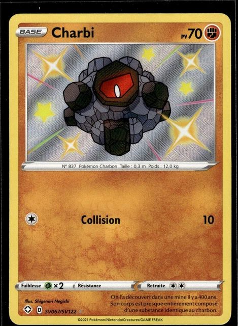 CARTE POKÉMON CHARBI sv067/sv122 destinees radieuses shiny EUR 20,00 ...