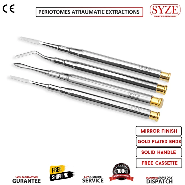 SURGICAL PERIOTOMES IMPLANT Atraumatic Extraction Periodontal Surgery ...