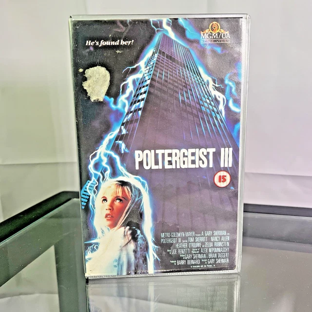 POLTERGEIST 3 III Video Tape VHS Ex Rental Big Box £15.95 - PicClick UK