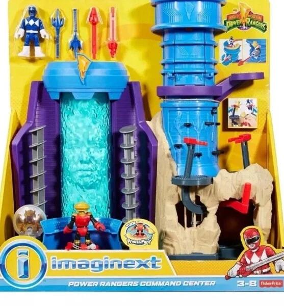 CENTRE DE COMMANDEMENT Imaginext Power Rangers avec Alpha 5 et Zordon ...