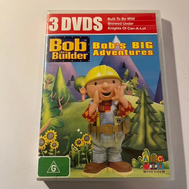 BOB THE BUILDER Bob's Big Adventures x 3 DVD Region 4 ABC For Kids $11. ...