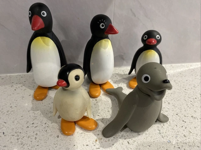 PINGU FAMILY FIGURE Set 1992 Golden Bear Vintage £25.00 - PicClick UK