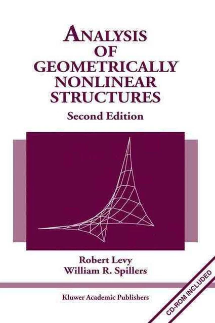 Analysis Of Geometrically Nonlinear Structures By Robert Levy English Hardcove 283 01