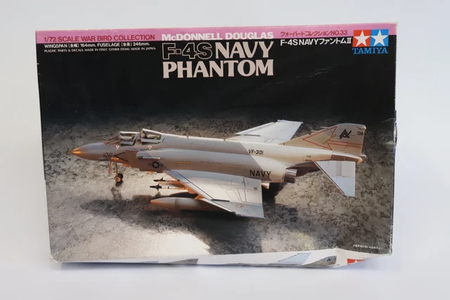 TAMIYA 60733 1:72 Scale F-45 Navy Phantom Plastic Model Kit £0.99 ...