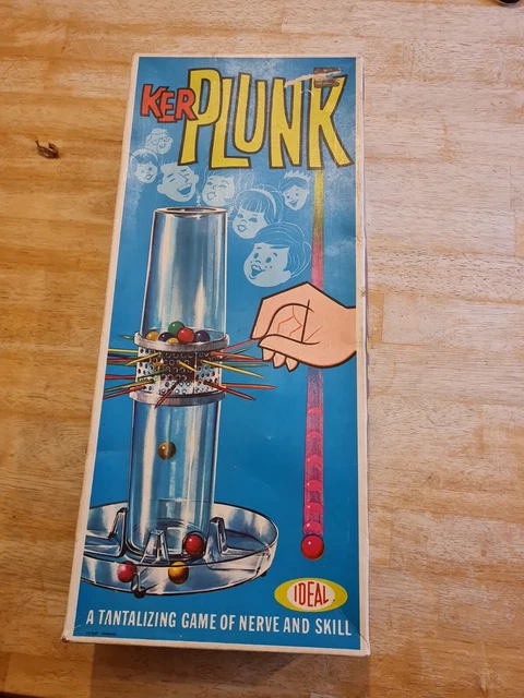 KER-PLUNK GAME 1967 Complete Original Vintage Game From Ideal Box Tatty ...