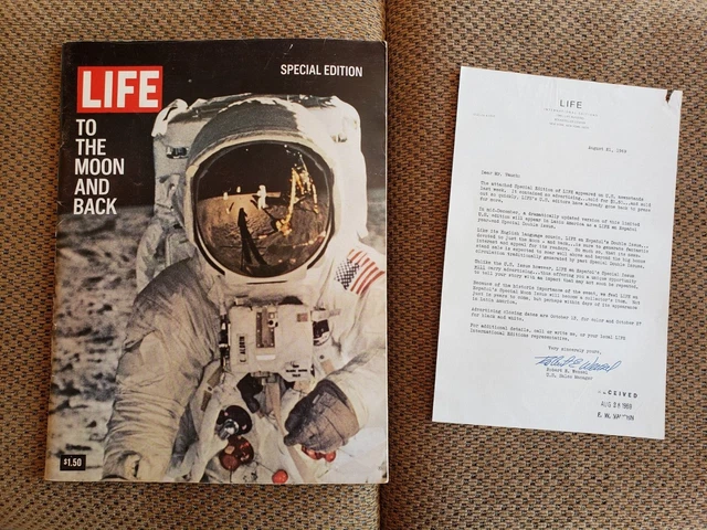 RARE 1969 LIFE Magazine Special Edition: 'To the Moon and Back' - Very ...