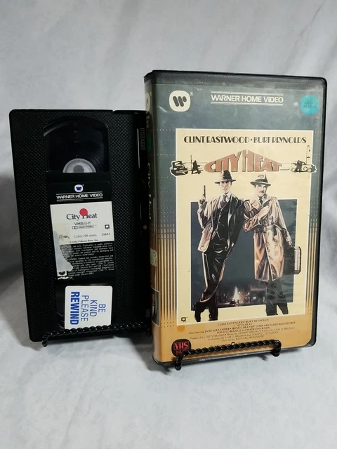VINTAGE CITY HEAT Vhs Tape In Clamshell Clint Eastwood Burt Reynolds ...