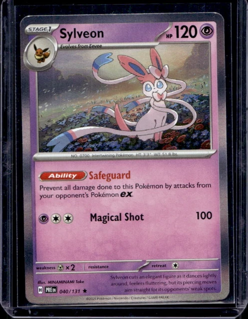 2025 POKEMON SV Prismatic Evolutions PRE EN Sylveon #040/131 $1.53 ...
