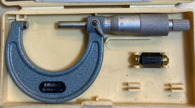 MITUTOYO MITUTOYO MITUTOYO Micrometer Micrometer 25-50mm 0.01mm Japan £ ...