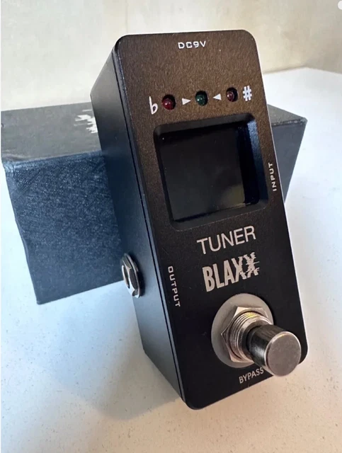 STAGG BX-TUNER BLAXX Series Auto-Chromatic Tuner Pedal With PSU £29.99 - PicClick UK