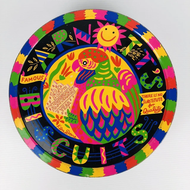 KEN DONE ARNOTT’S 125th Anniversary Biscuit Tin Vintage Retro ...