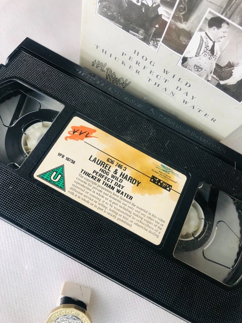 VIDEO TAPE VHS Laurel & Hardy x3 episodes Vintage NO MOULD ncb £9.08 ...