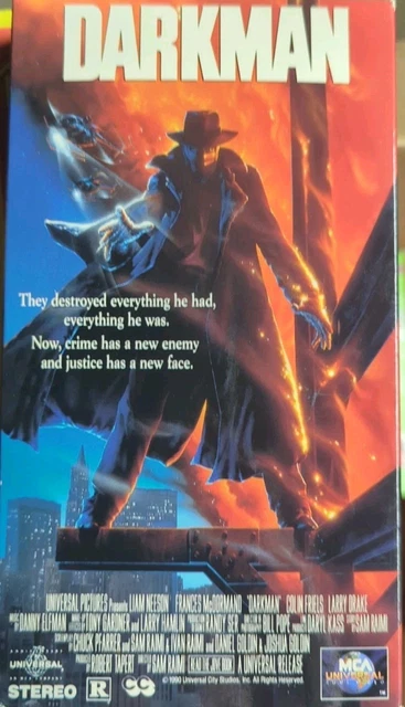 DARKMAN (VHS, 1991) Liam Neeson, Frances McDormand £7.78 - PicClick UK