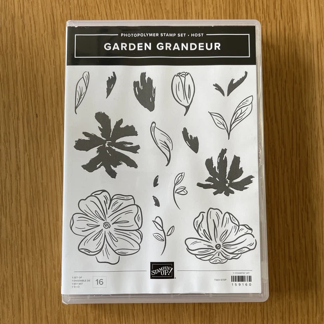 STAMPIN UP GARDEN grandeur host stamp set £12.94 - PicClick UK