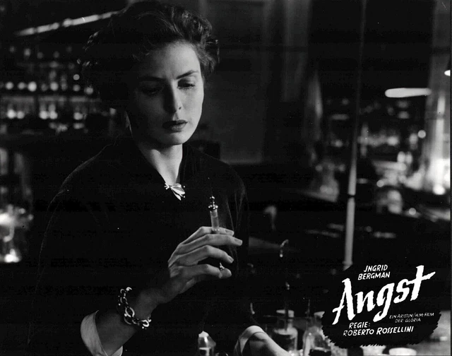 ANGST INGRID BERGMAN AUSHANGFOTO #A German LC La Paura ´54 Roberto ...