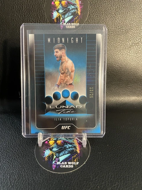 2024 TOPPS MIDNIGHT UFC ILIA TOPURIA/25 Twilight Lunar Tide peso piuma ...