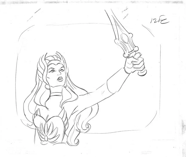 HE-MAN/SHE-RA MASTERS OF the Universe SHE-RA layout reference £10.00 ...