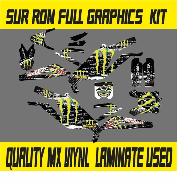 SUR-RON X LIGHT Bee Electric Bike Full Graphics Kit Sticker Kit 15 £99. ...