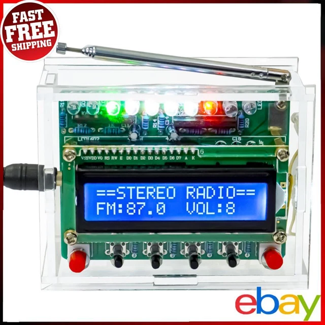 RDA5807 DIY FM Radio Electronic Kit Digital FM Radio Set Practice ...