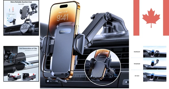2025 MILITARY-GRADE CAR Phone Mount with Long Arm & 360° Rotation for ...