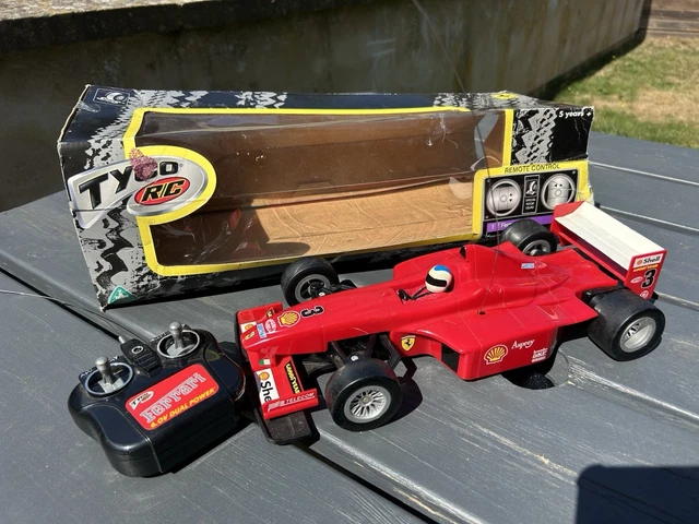 TYCO REMOTE CONTROL FORMULA 1 FERRARI RC CAR with Original Instructions ...