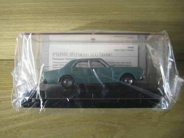 TRAX MODEL TR9D FORD XR FALCON Met green 1/43 POSTAGE INCLUDED $57.50 ...