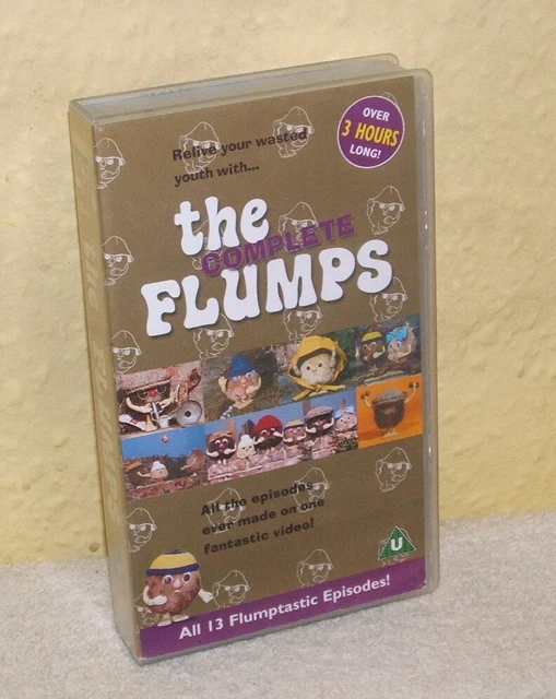THE COMPLETE FLUMPS - VHS - Over 3 hours, children's animated £2.75 ...