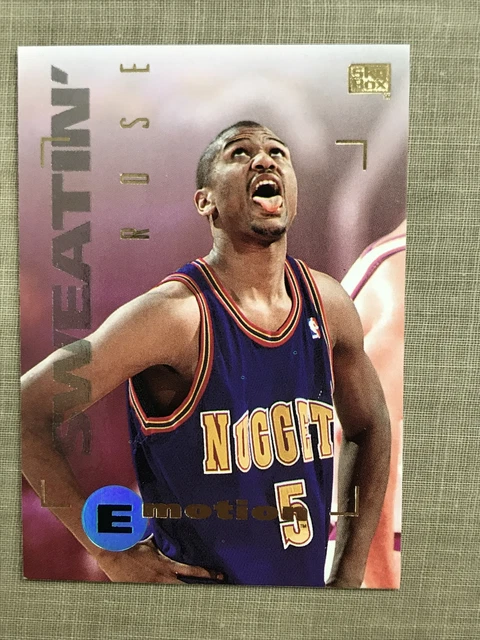 JALEN ROSE 1994-95 Skybox Emotion Rookie RC #25 Denver Nuggets Univ. du ...