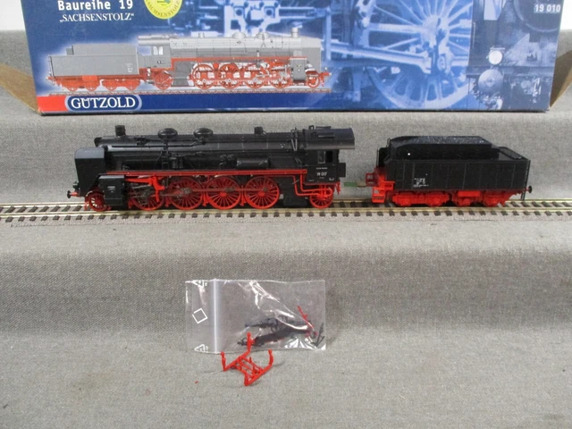 GÜTZOLD SPUR H0 48100 Dampflok Sachsenstolz BR 19 017 Analog DSS der DR in OVP EUR 206,60 ...