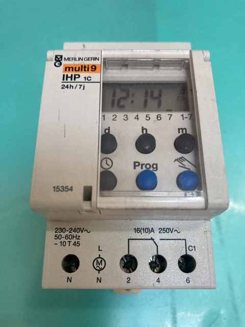 INTERRUPTEUR HORAIRE DIGITAL merlin gerin 15854 EUR 39,90 - PicClick FR