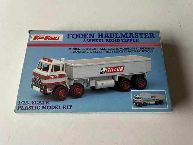 KIEL KRAFT FODEN Haulmaster 8 Wheel Rigid Tipper 1/72 Kit EUR 10,29 ...