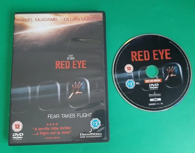RED EYE (DVD) Thriller Rachel McAdams Cillian Murphy Region 2 ...