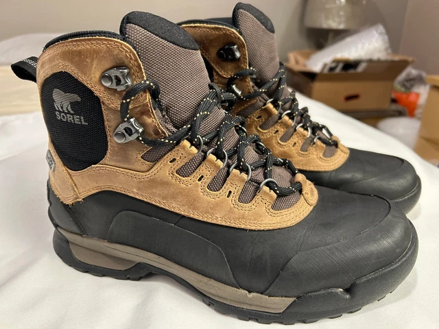 SOREL MENS CONQUEST Waterproof Boots LM5229-286 SZ 9 £61.84 - PicClick UK