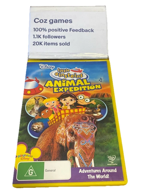 LITTLE EINSTEINS ANIMAL expedition DVD Region 4 adventures around the ...