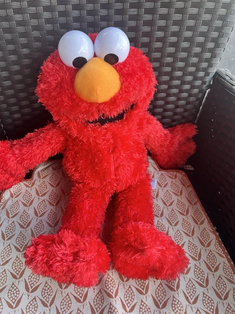 POSH PAWS SESAME Street Tickle Me Elmo 16 Inch Plush Talks Giggles Soft ...