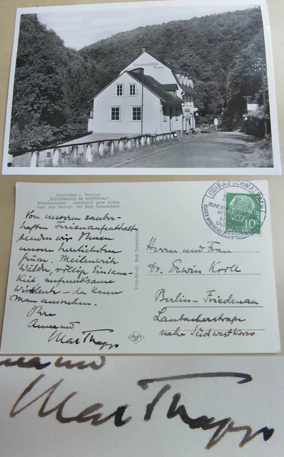 COMPOSITEUR MAX TRAPP (1887-1971): Ak Restaurant Riesenmühle Dans ...