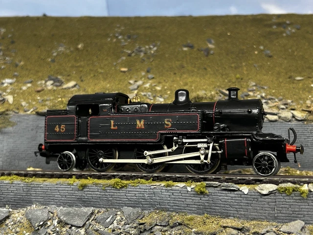 KIT BUILT LMS FOWLER 3MT CLASS 2-6-2T LOCO No 45 LMS Black Livery, OO ...