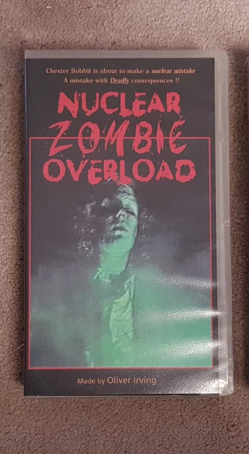 NUCLEAR ZOMBIE OVERLOAD VHS Extremelly RARE 90s low budget horror film ...