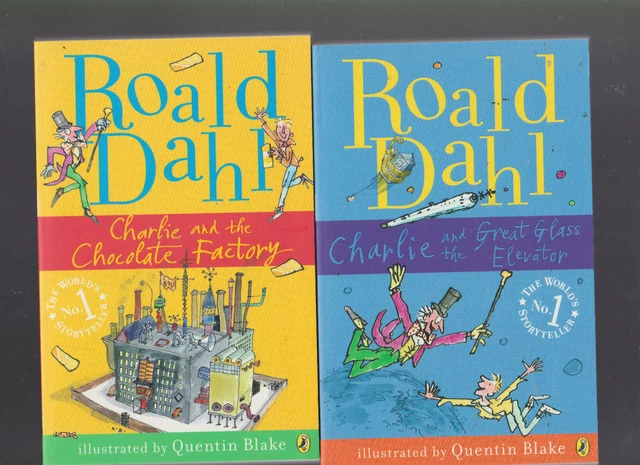 ROALD DAHL/QUENTIN BLAKE:CHARLIE and The Chocolate Factory/Great Glass ...