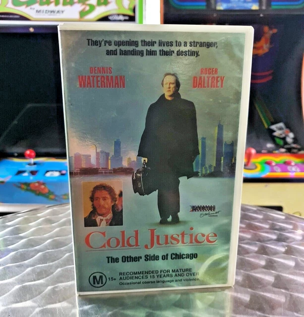 COLD JUSTICE - Roger Daltrey - VHS Movie - Video Tape - Big Box Ex ...