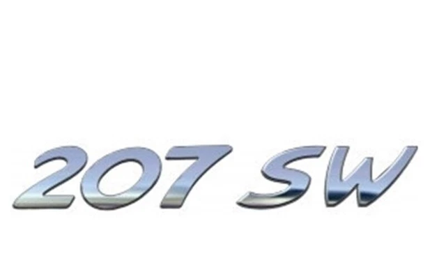 LOGO CHROME PEUGEOT 207 Sw Original 8665Sy EUR 22,45 - PicClick FR