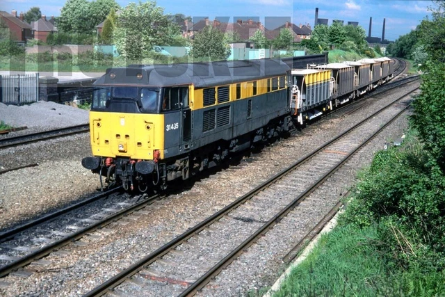 35MM SLIDE BR British Rail Diesel Loco Class 31 31435 Water Orton 1993 ...