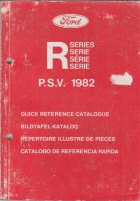 FORD R SERIES Bus/Coach Chassis Original 1982 Factory Pictorial Parts ...