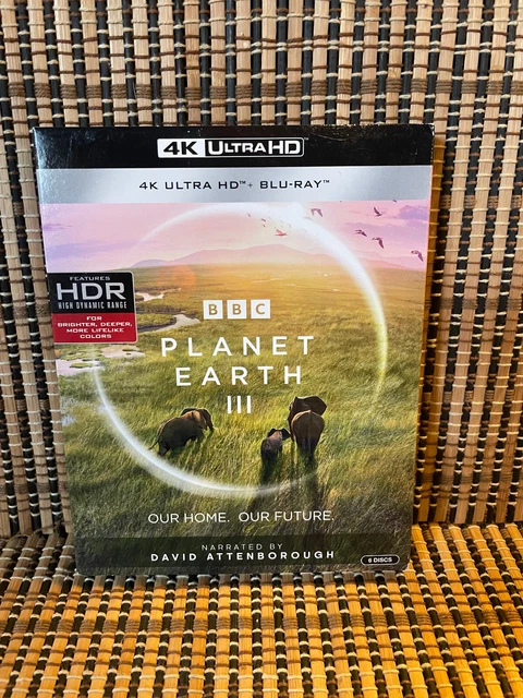 BBC: PLANET EARTH III 4K (6-Disc UHD/Blu-ray, 2024)+Slipcover.David ...