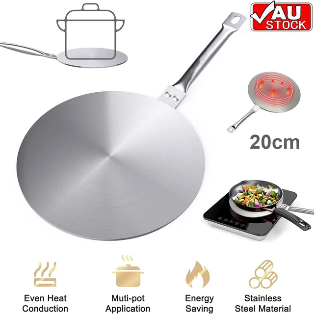 INDUCTION DISC HOB Converter Adapter Heat Diffuser Gas Electric Cooker ...