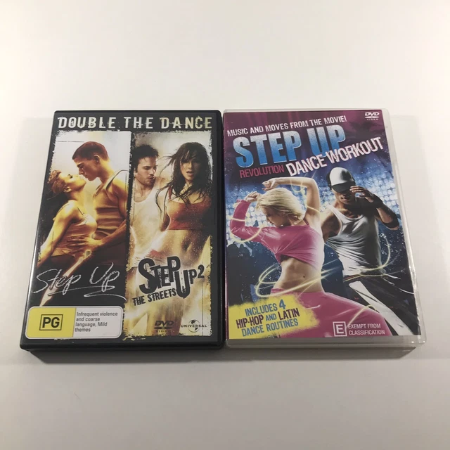 STEP UP / Step Up 2 The Streets / Step Up Dance Workout DVD Bundle Lot ...